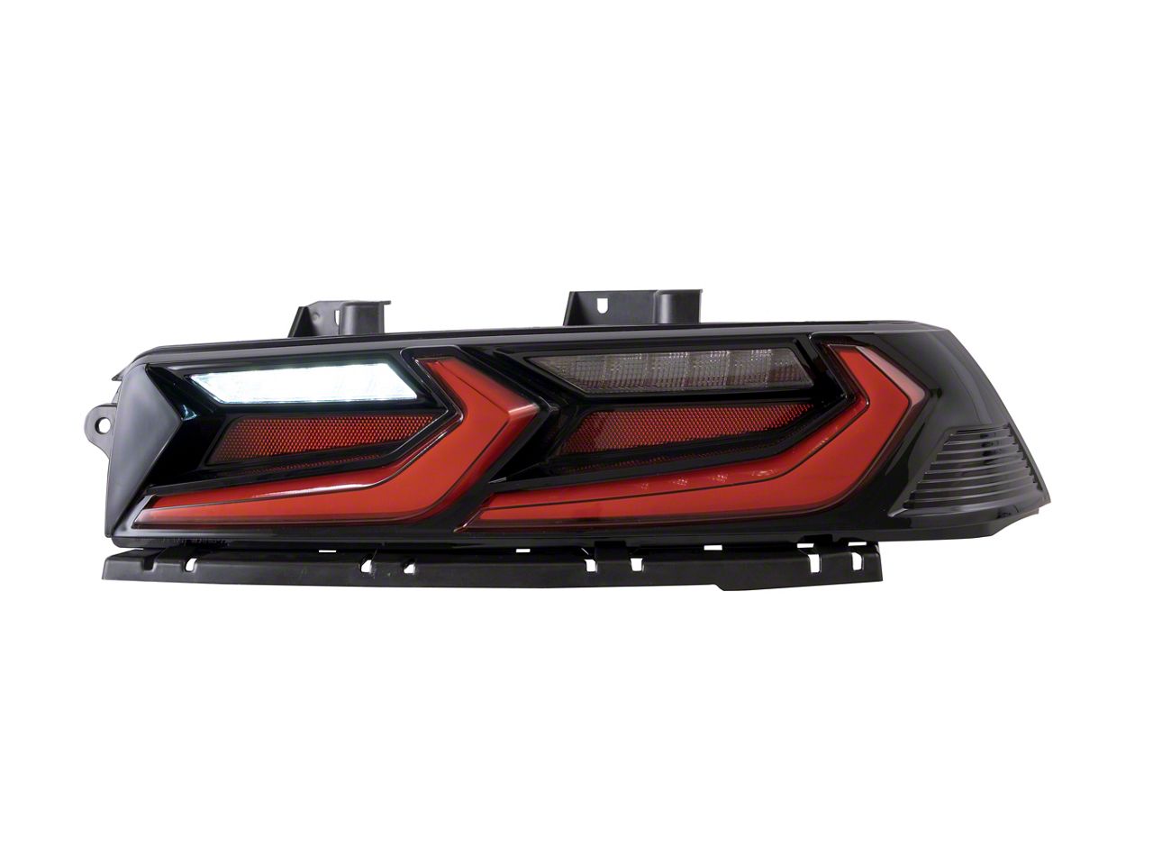 Auto Addict USA Camaro Velox LED Tail Lights; Gloss Black Housing; Red ...