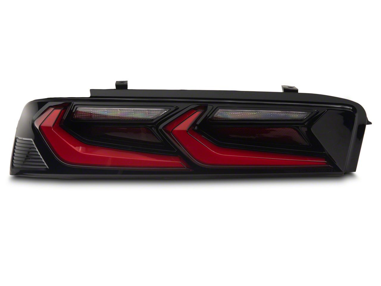 Auto Addict USA Camaro Velox LED Tail Lights; Gloss Black Housing; Red ...
