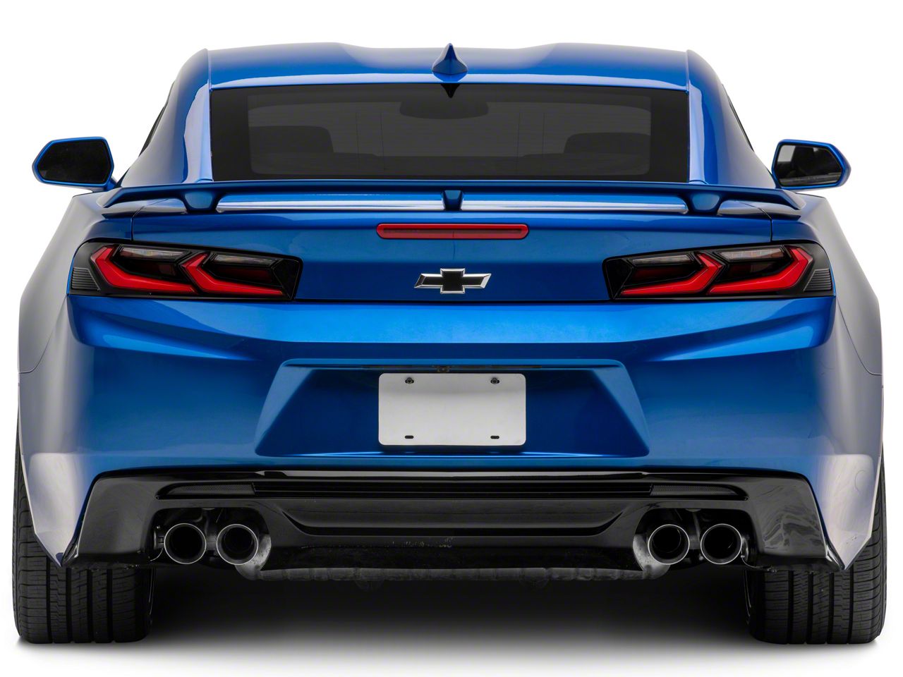 Auto Addict USA Camaro Velox LED Tail Lights; Gloss Black Housing; Red ...