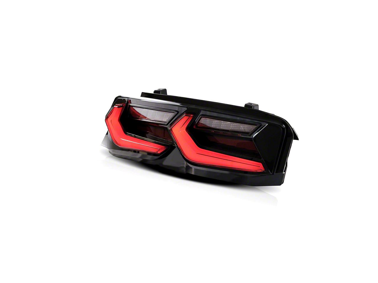 Auto Addict USA Camaro Velox LED Tail Lights; Gloss Black Housing; Red ...