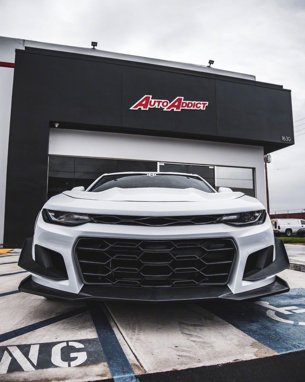 Auto Addict USA Camaro ZL1 1LE Track Pack Front Bumper Conversion with ...