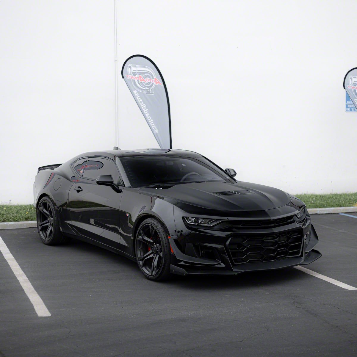 Auto Addict USA Camaro ZL1 1LE Track Pack Front Bumper Conversion with ...