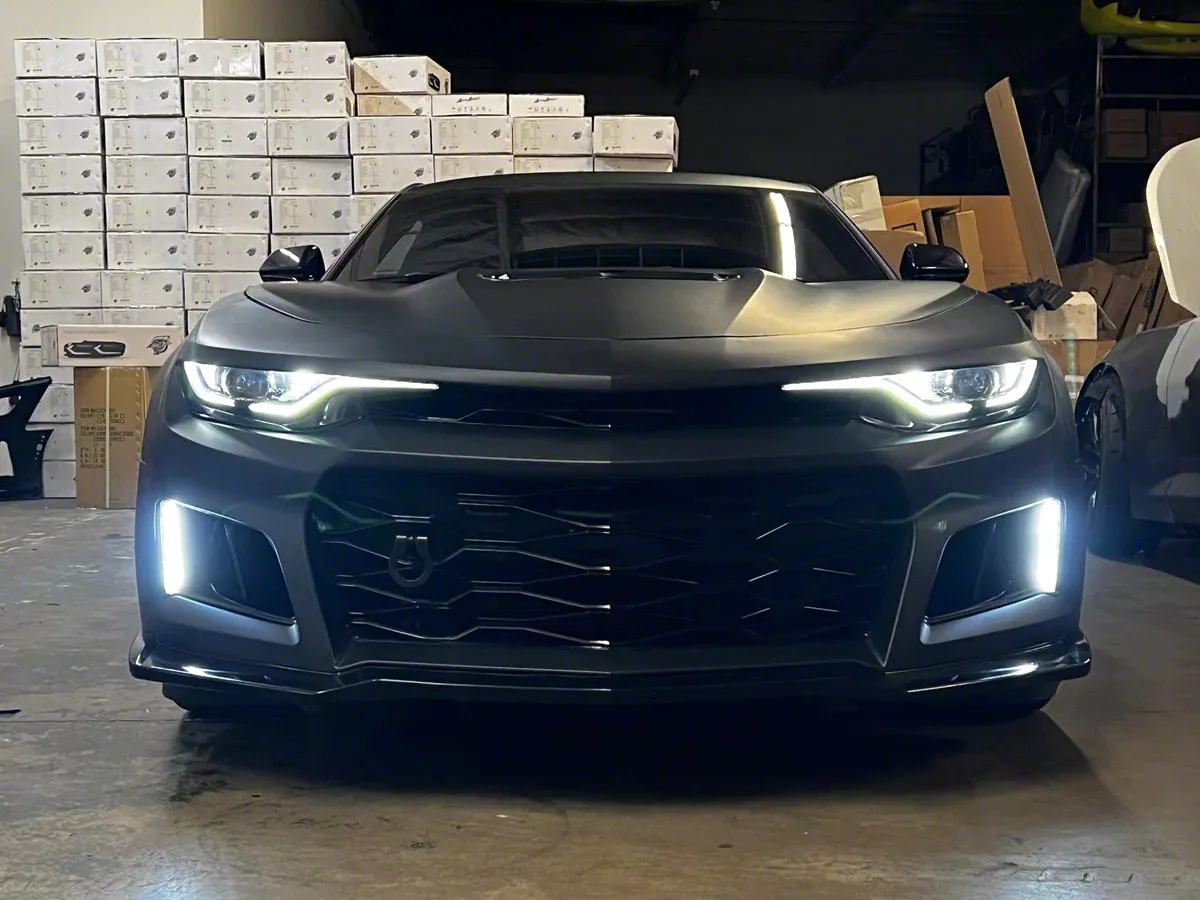 Auto Addict USA Camaro ZL1 Front Bumper Conversion with RS Headlight ...