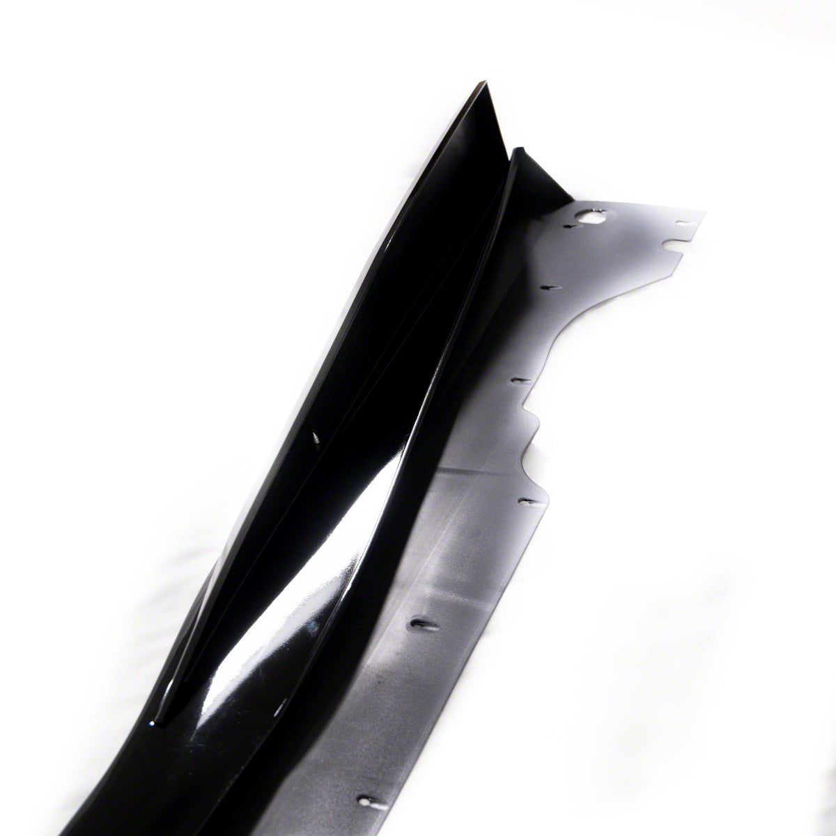 Auto Addict USA Corvette Evo Style Side Skirt Rockers; Gloss Black AA ...