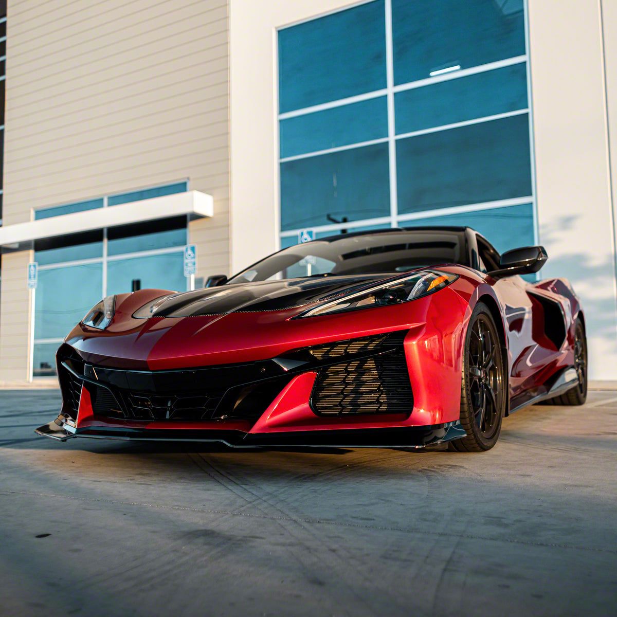 Auto Addict USA Corvette Z06 Track Package Front Bumper Conversion ...