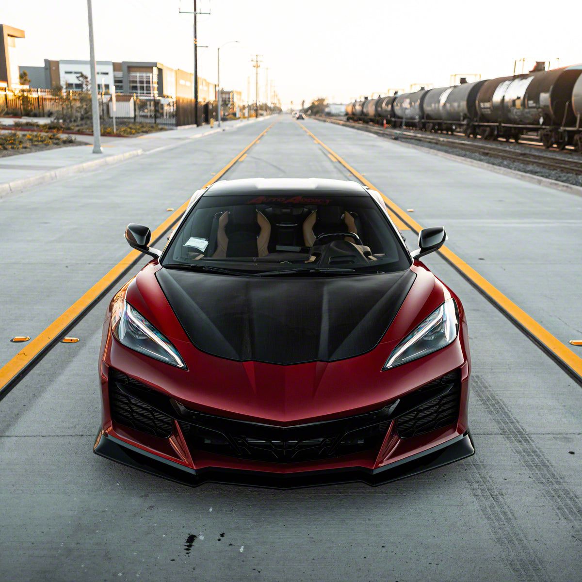 Auto Addict USA Corvette Z06 Track Package Front Bumper Conversion ...