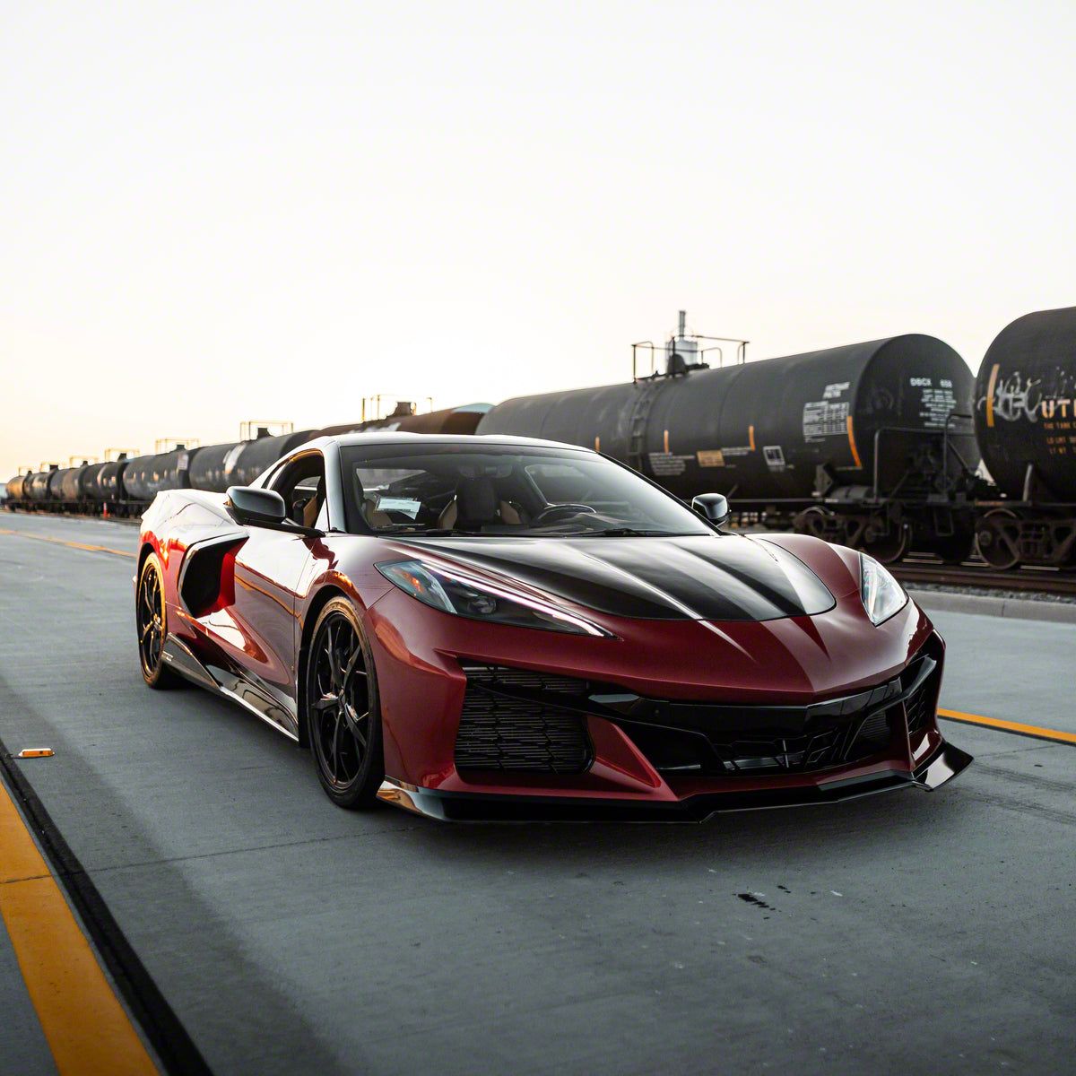 Auto Addict USA Corvette Z06 Track Package Front Bumper Conversion ...