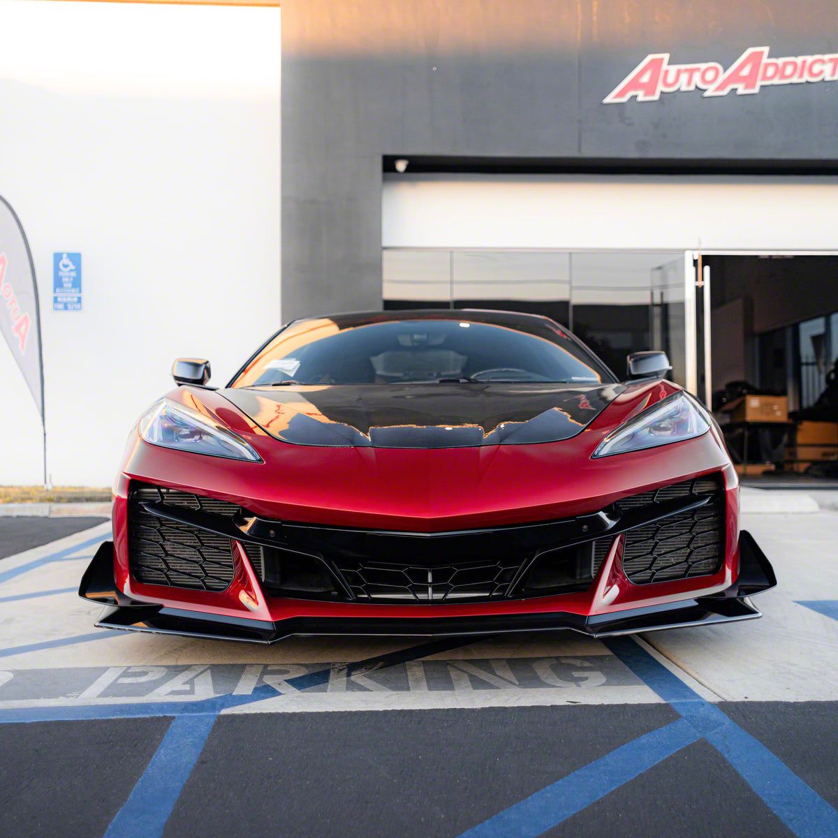 Auto Addict USA Corvette Z06 Track Package Front Bumper Conversion ...