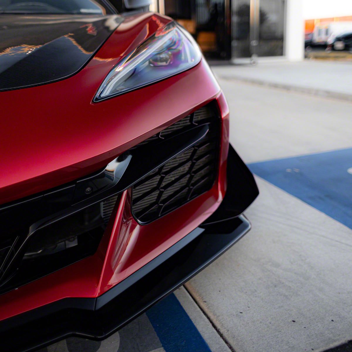 Auto Addict USA Corvette Z06 Track Package Front Bumper Conversion ...