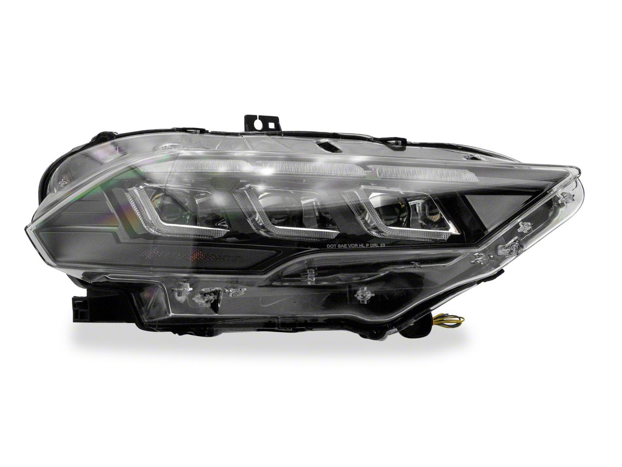 Auto Addict USA Mustang S650 Style Projector Headlights with Amber ...