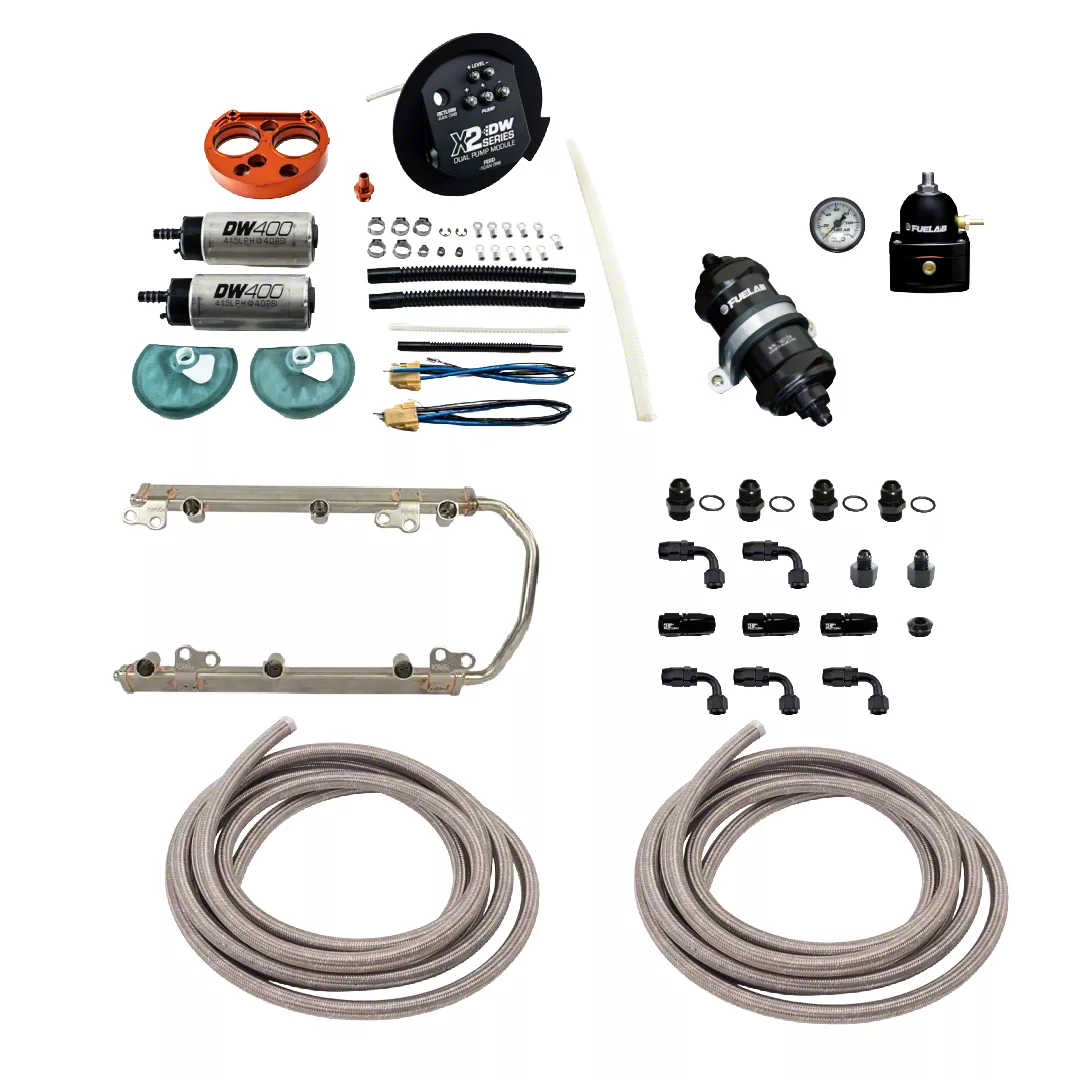 Mustang Cyclone Return Style Fuel System; 1000 HP Rated (11-17 Mustang ...