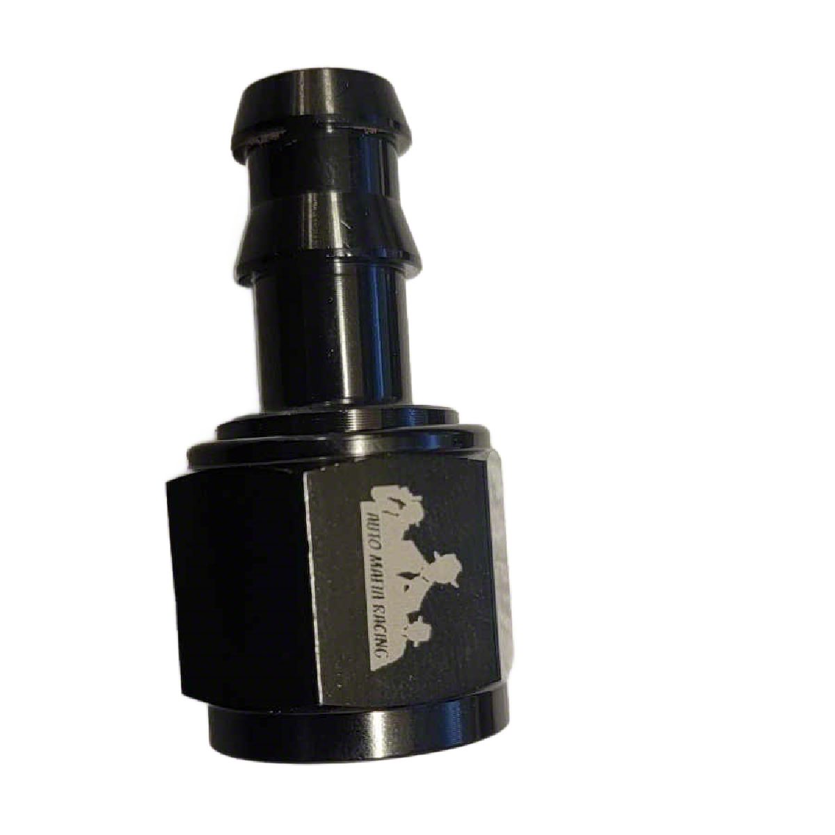 Mustang Push Lock Barb Straight Fitting; -10AN x 1/2-Inch - Free Shipping