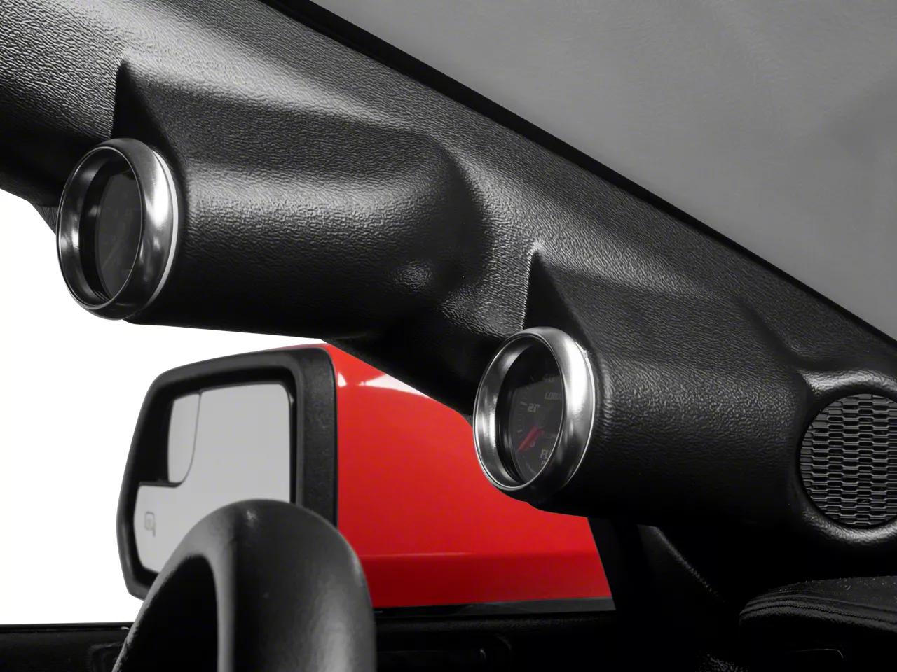 Auto Meter Mustang Full A-Pillar Dual Gauge Pod Mount; 2-1/16 Inch ...