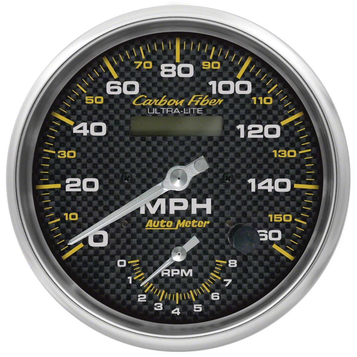 Auto Meter Camaro Carbon Fiber Series 5-Inch Tachometer/Speedometer ...