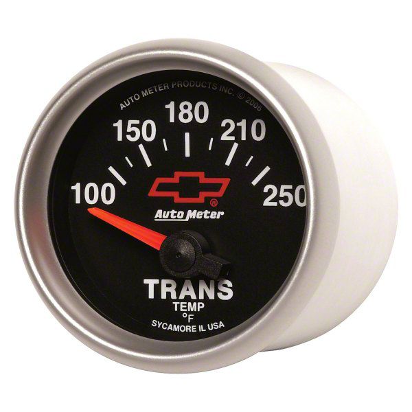 Auto Meter Camaro Chevy Black Series 2-1/16-Inch Transmission ...
