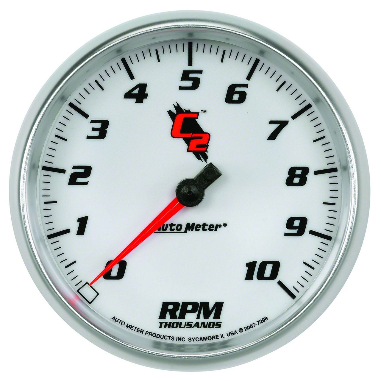 Auto Meter Challenger C2 Series 5-Inch In-Dash Tachometer; 0-10000 RPM ...