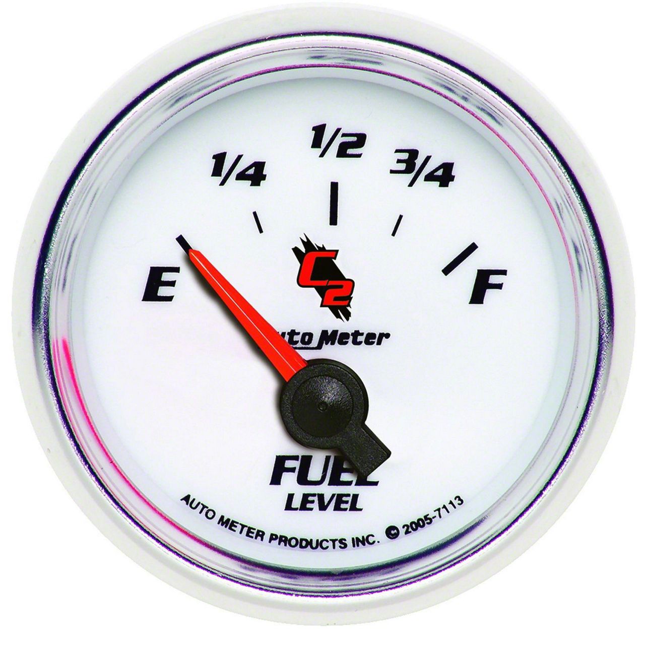 Auto Meter Charger C2 Series 2-1/16-Inch Fuel Level Gauge; 0 ohm Empty ...
