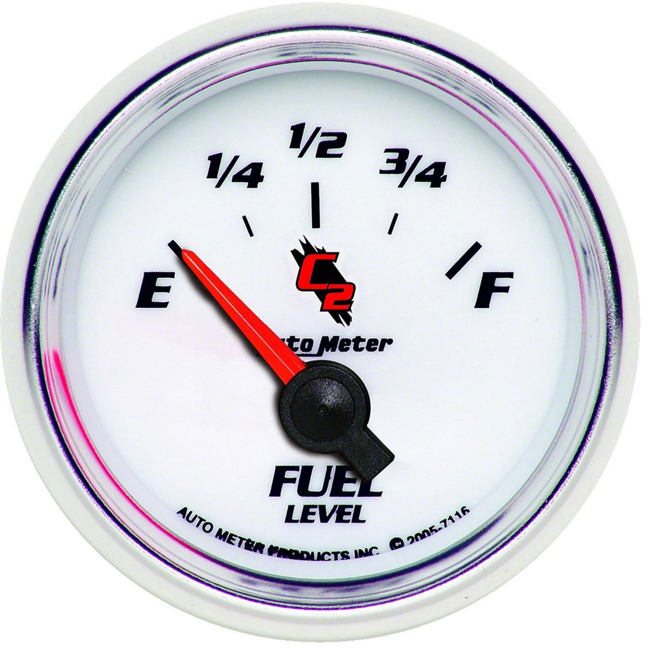 Auto Meter Charger C2 Series 2-1/16-Inch Fuel Level Gauge; 240 ohm ...