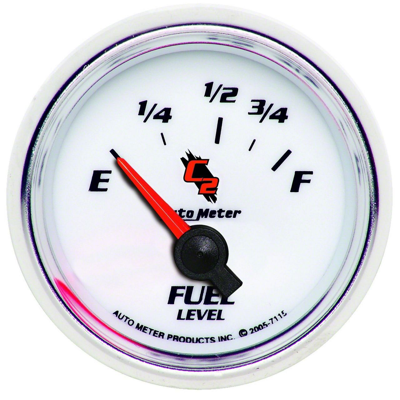 Auto Meter Charger C2 Series 2-1/16-Inch Fuel Level Gauge; 73 ohm Empty ...