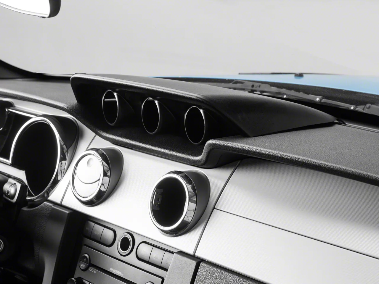 Auto Meter Mustang Dash Top Triple Gauge Pod Mount; 2-1/16 Inch 10050 ...