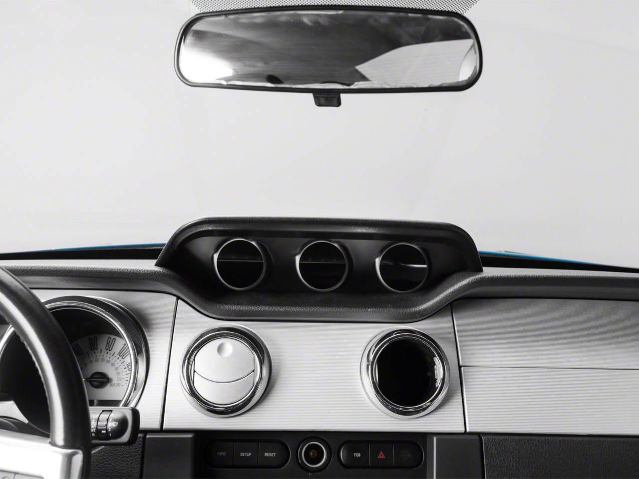 Auto Meter Mustang Dash Top Triple Gauge Pod Mount; 2-1/16 Inch 10050 ...