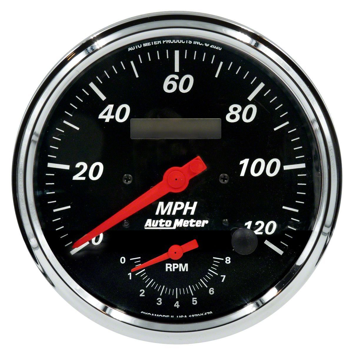 Auto Meter Mustang Designer Black Series 5-Inch Tachometer/Speedometer ...