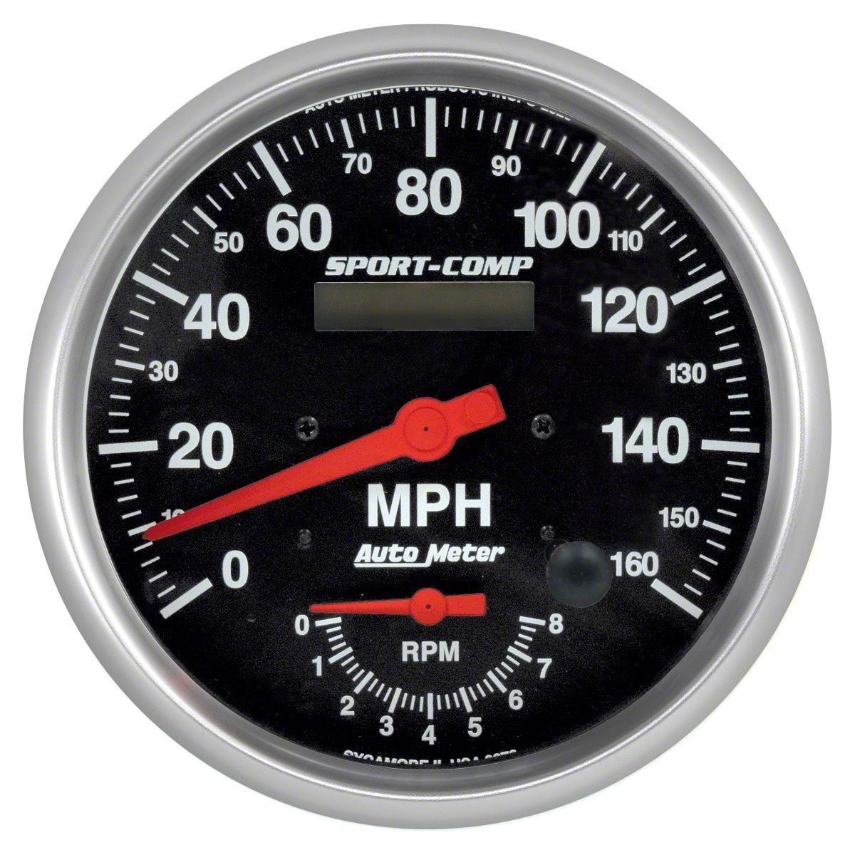 Auto Meter Mustang Sport-Comp Series 5-Inch Tachometer/Speedometer ...