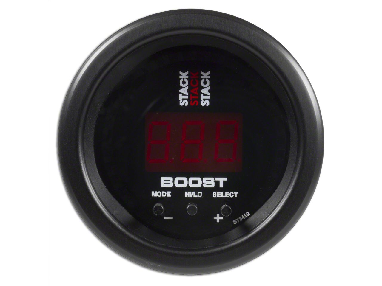 Auto Meter Mustang STACK Black Series 52mm Booster Controller; -1 to +2 ...
