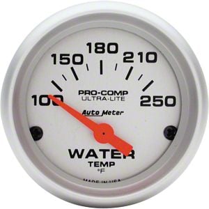 How to Install an Auto Meter Pro-Comp Ultra-Lite Water Temp Gauge - Electric on Your 1979-2012 ...