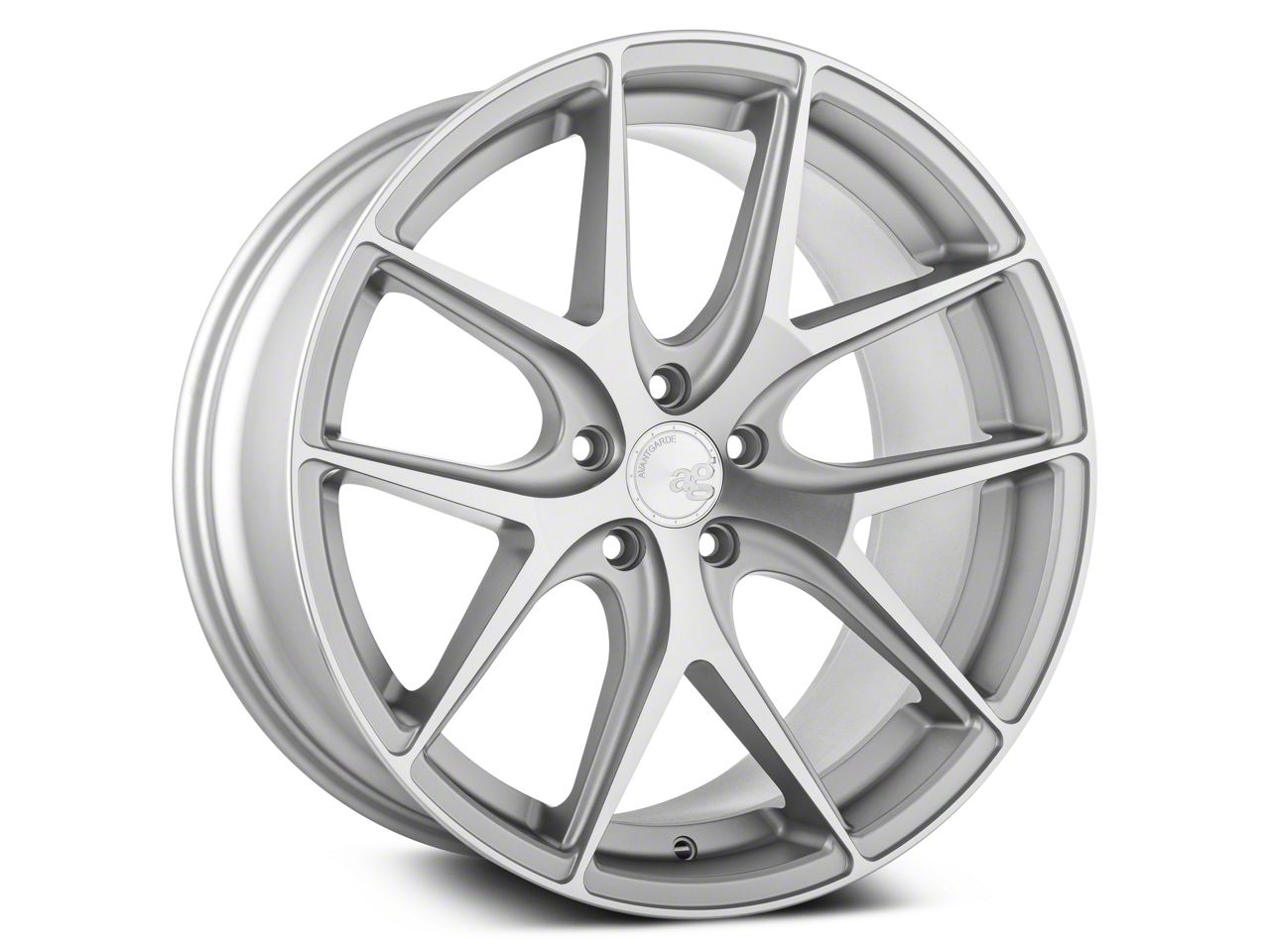 Avant Garde Mustang M580 Satin Silver Wheel; Rear Only; 20x10; 35mm ...