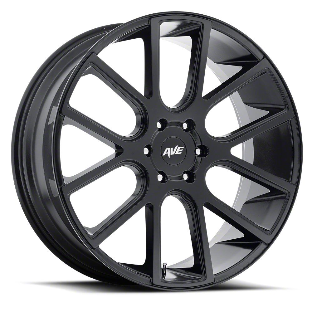 Avenue Mustang A614 Satin Black Wheel; 20x9; 35mm Offset A614 ...