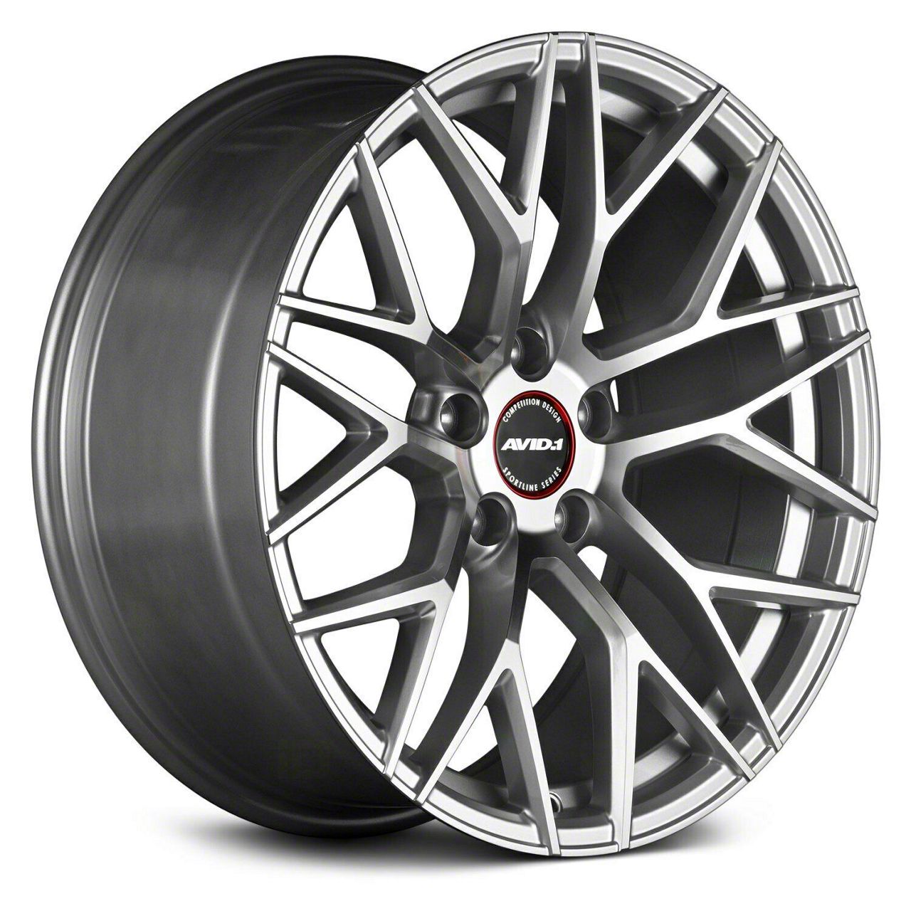 Avid.1 Wheels Mustang SL-03 Silver Machined Wheel; 20x9 SL0320905H35SL ...