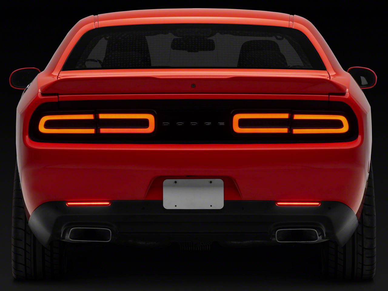 Raxiom Challenger Axial Series LED Rear Bumper Reflector Lamps; Smoked ...