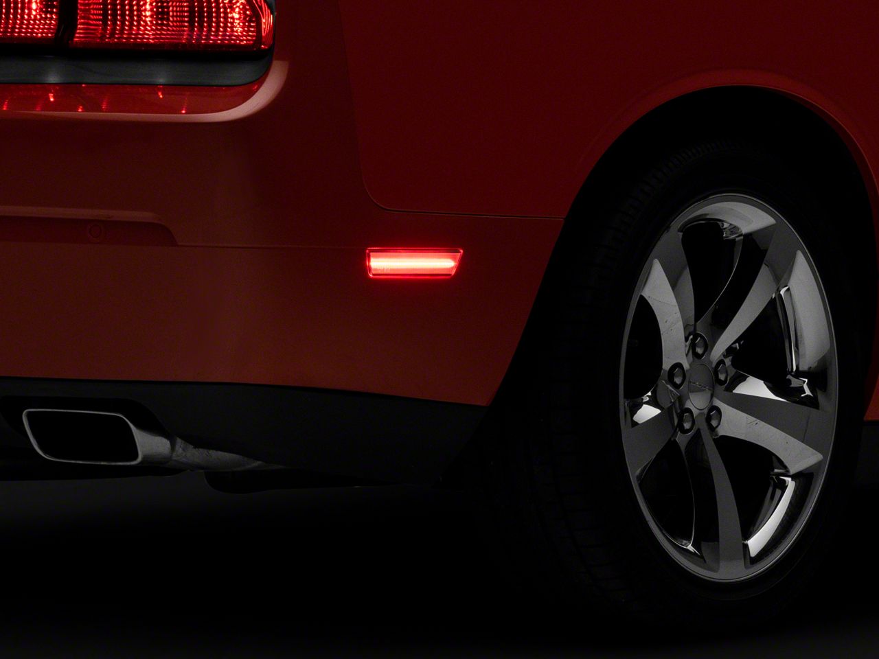 Raxiom Challenger Axial Series LED Rear Side Marker Lights; Clear ...