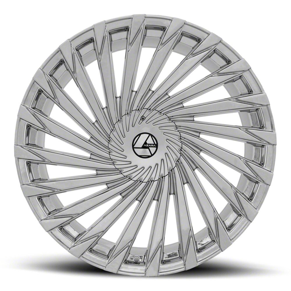 Azara Camaro AZA-501 Chrome Wheel; Rear Only; 26x9.5; 15mm Offset AZA ...