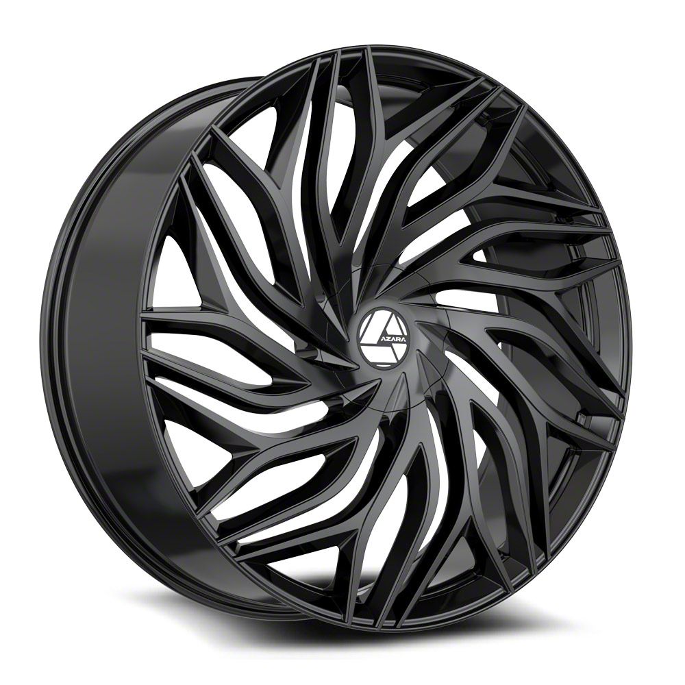 Azara Camaro AZA-537 Gloss Black Wheel; 20x8.5; 35mm Offset AZA ...