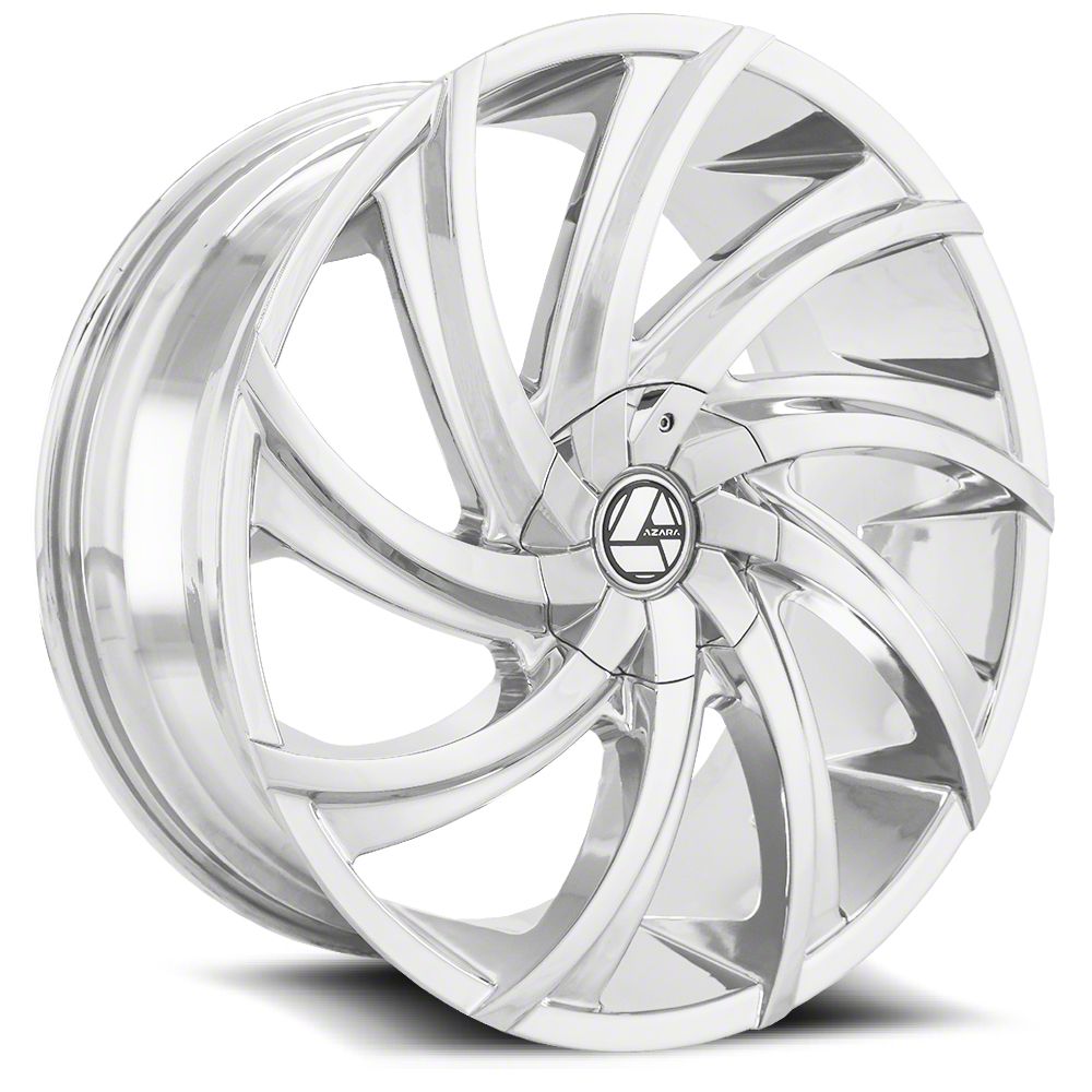 Azara Mustang AZA-503 Nano Chrome Wheel; Rear Only; 22x8.5; 38mm Offset AZA-503228551121143 ...