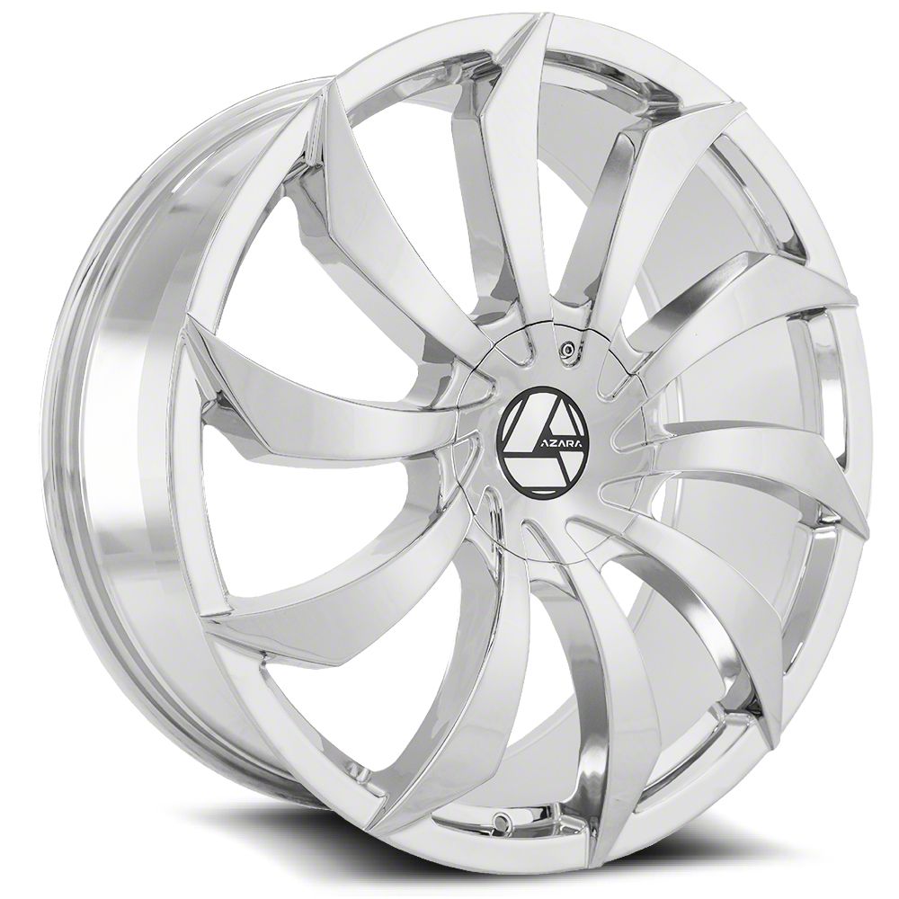 Azara Mustang AZA-507 Nano Chrome Wheel; 22x8.5; 38mm Offset AZA ...