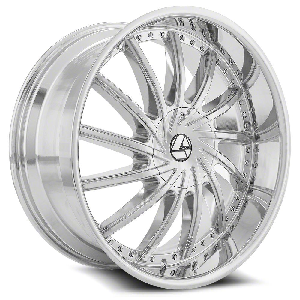 Azara Mustang AZA-517 Chrome Wheel; 22x8.5; 38mm Offset AZA ...