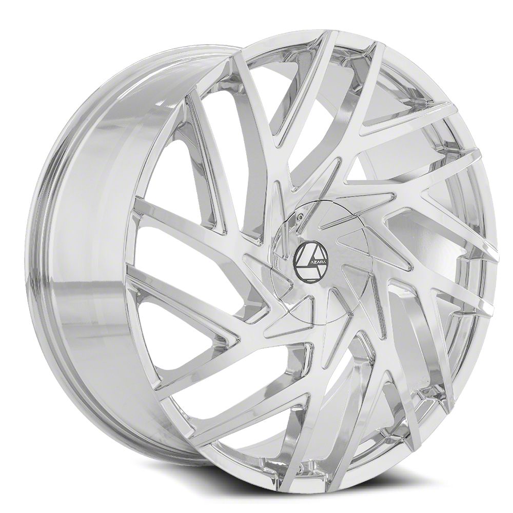 Azara Mustang AZA-518 Nano Chrome Wheel; 22x8.5; 38mm Offset AZA ...