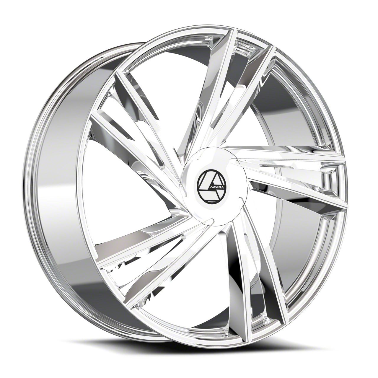 Azara Mustang AZA-529 Nano Chrome Wheel; 22x8.5; 38mm Offset AZA-529228551121143+38NCR (05-09 ...
