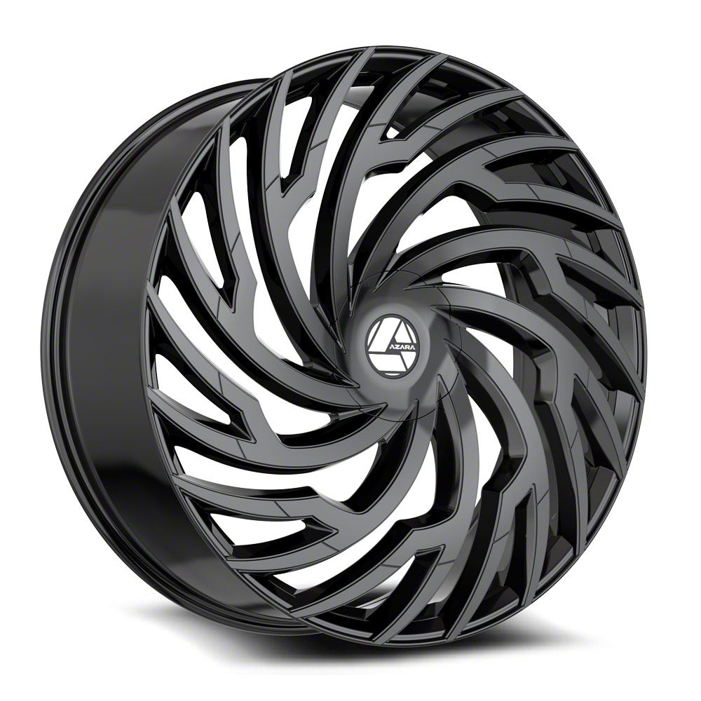 Azara Mustang AZA-536 Gloss Black Wheel; 20x8.5; 35mm Offset AZA ...