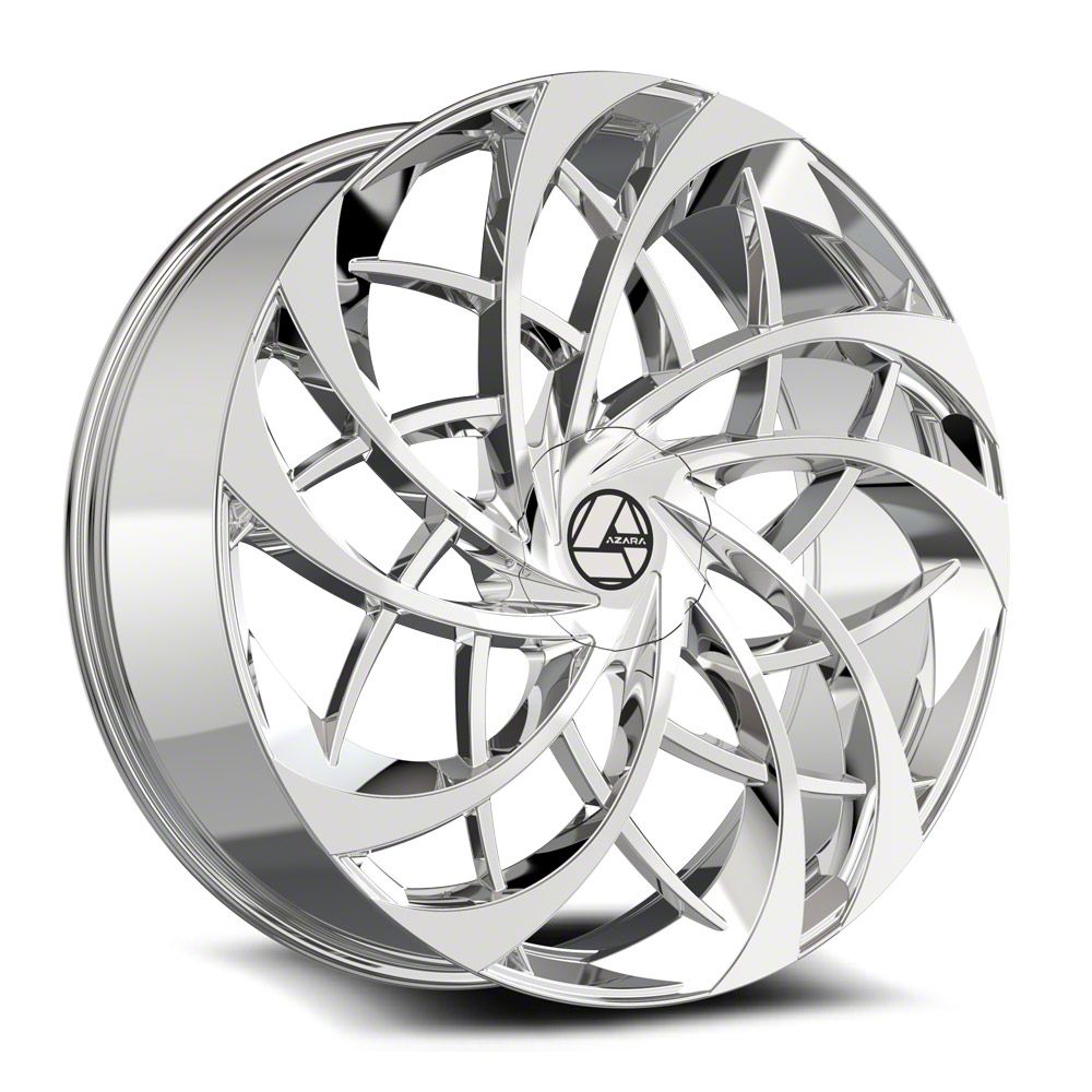 Azara Mustang AZA-540 Nano Chrome Wheel; 22x8.5; 38mm Offset AZA ...