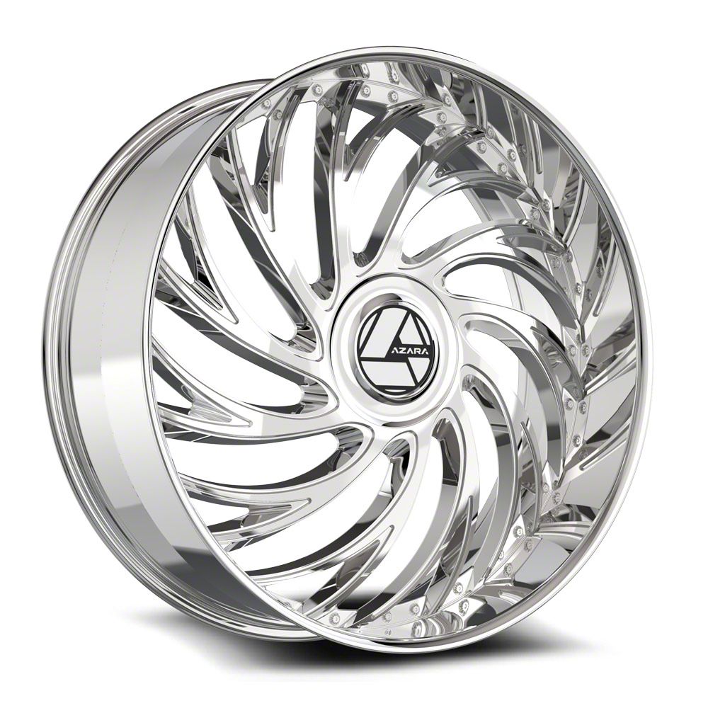 Azara Mustang AZX-101 Nano Chrome Wheel; 20x8.5; 35mm Offset AZX ...