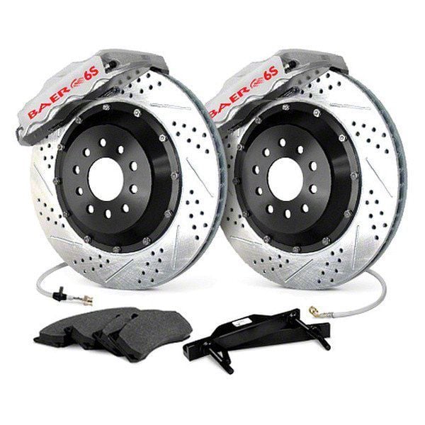 Baer Camaro Extreme+ Front Big Brake Kit; Silver Calipers 4301392S (10 ...