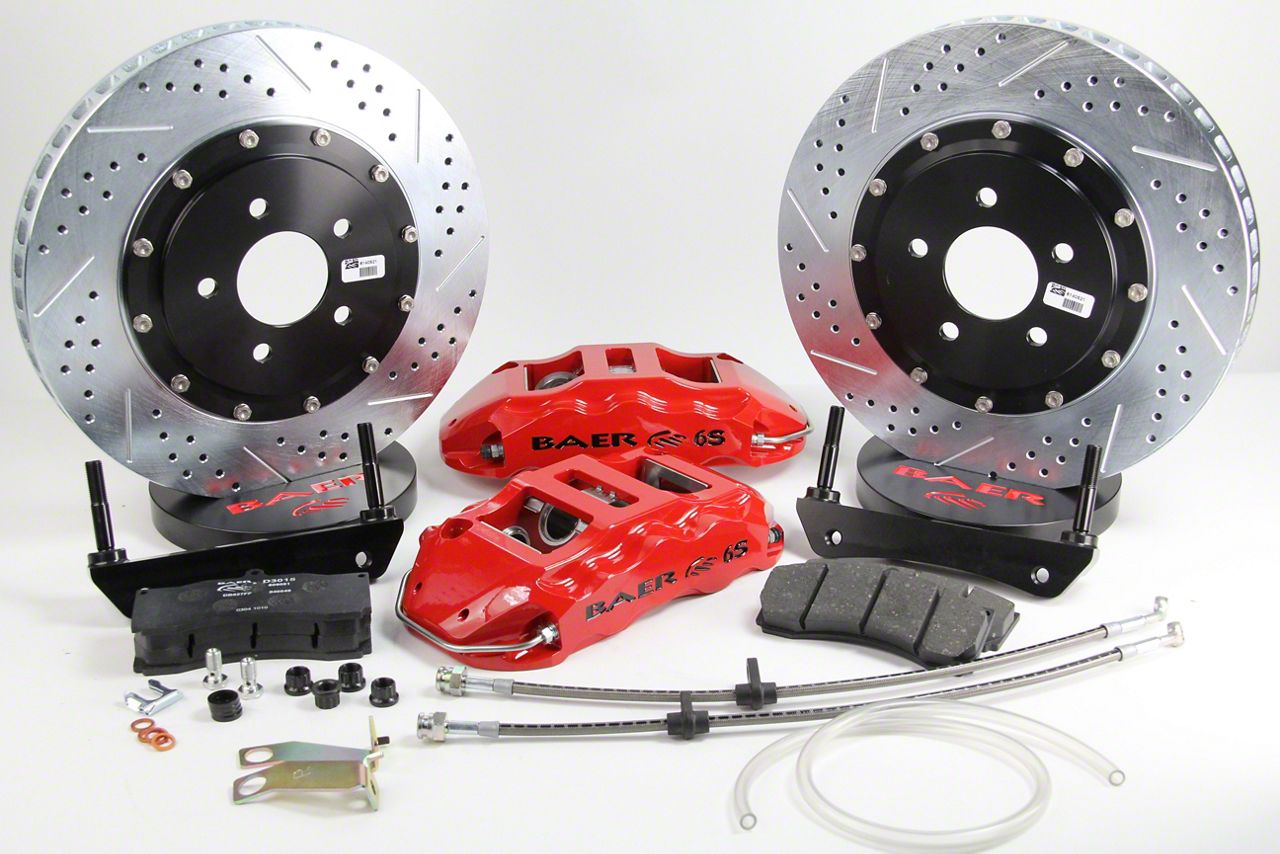 Baer Corvette Extreme+ Rear Big Brake Kit with 15-Inch Rotors; Grabber ...