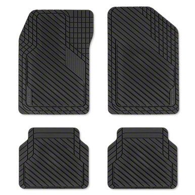 BaseLayer Mustang Eco Cut-to-Fit All Weather Front and Rear Floor Mats ...
