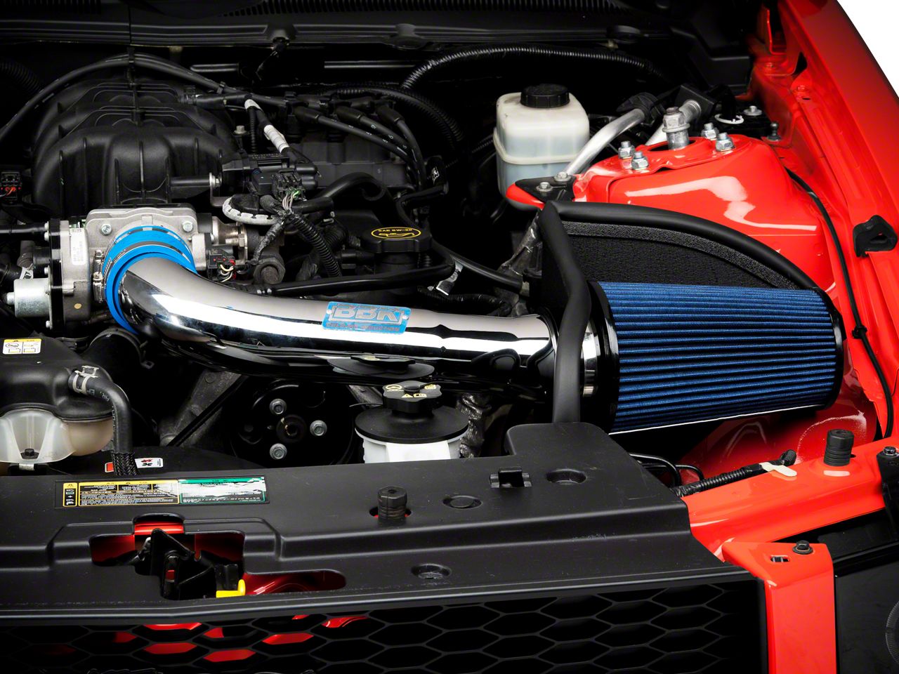 BBK Mustang Cold Air Intake 1737 (05-10 Mustang V6) - Free Shipping