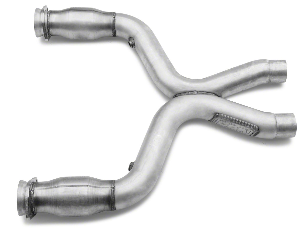 BBK Mustang Catted X-Pipe 1658 (11-14 Mustang GT w/ Long Tube Headers ...