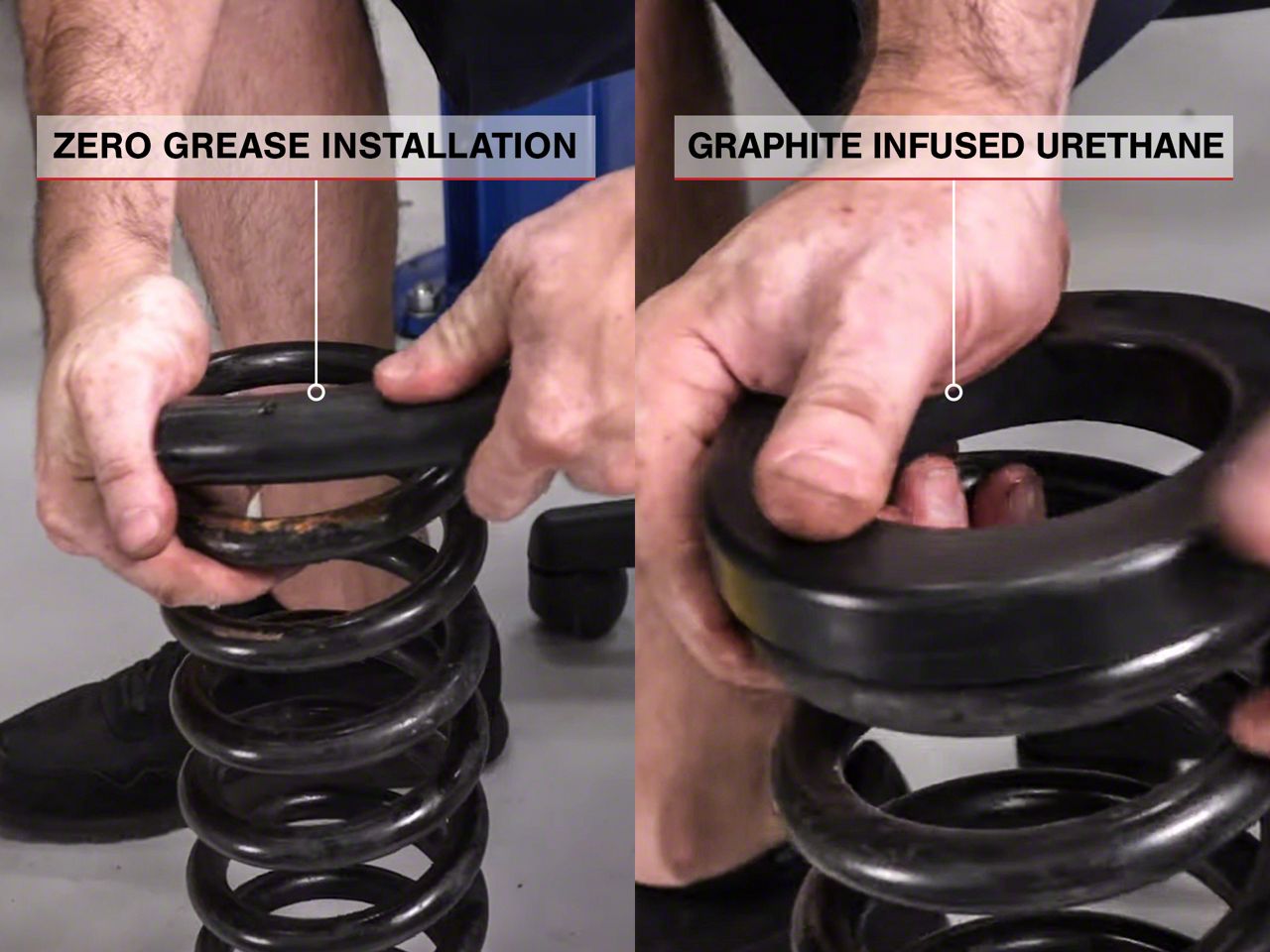 SR Performance Mustang Polyurethane Spring Isolators; Front 56054 (79 ...